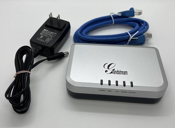 Adaptador ATA com 1 WAN e 2 FXS Grandstream HT502 | Scarcom